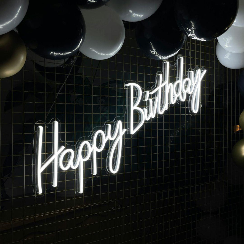 Custom Happy Birthday Neon Sign | Personalized Party Decor – Neonific ...